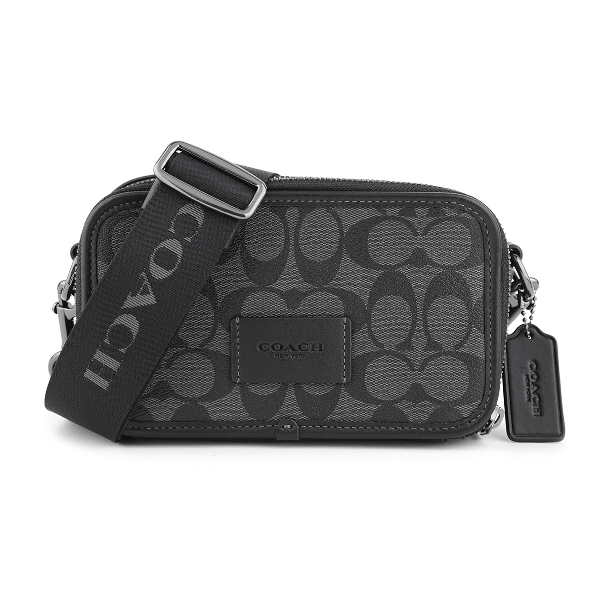【楽天市場】コーチ アウトレット ショルダーバッグ COACH OUTLET シグネチャー CM109 QBMI5メンズ ブラック 黒 ...