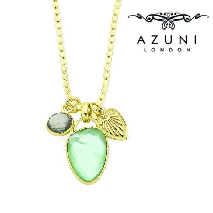 【楽天市場】【ブランチェスタ】★送料無料★キャサリン妃着用ブランド AZUNI/アズニ 白蝶貝 クオーツ 45～50センチ ネックレス ...