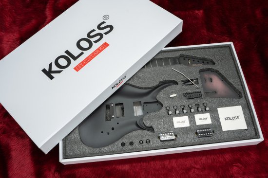 【楽天市場】【NEW】KOLOSS GUITARS GT-4 DIY KIT BLACK 【ギター】【変形】【アルミボディ】：Geek IN Box