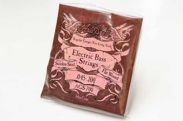 【楽天市場】【new】Ariapro II / AGS-700 Bass Strings 45-100 -Flat Wound ...