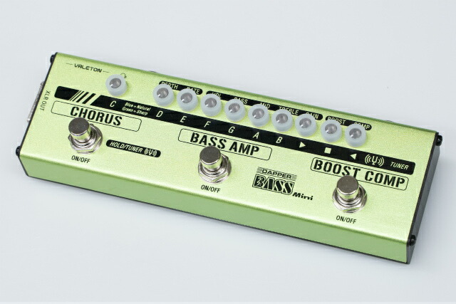 【楽天市場】【new】Valeton / Effects Strip Dapper Bass Mini MES-2 【GIB横浜】：Geek ...