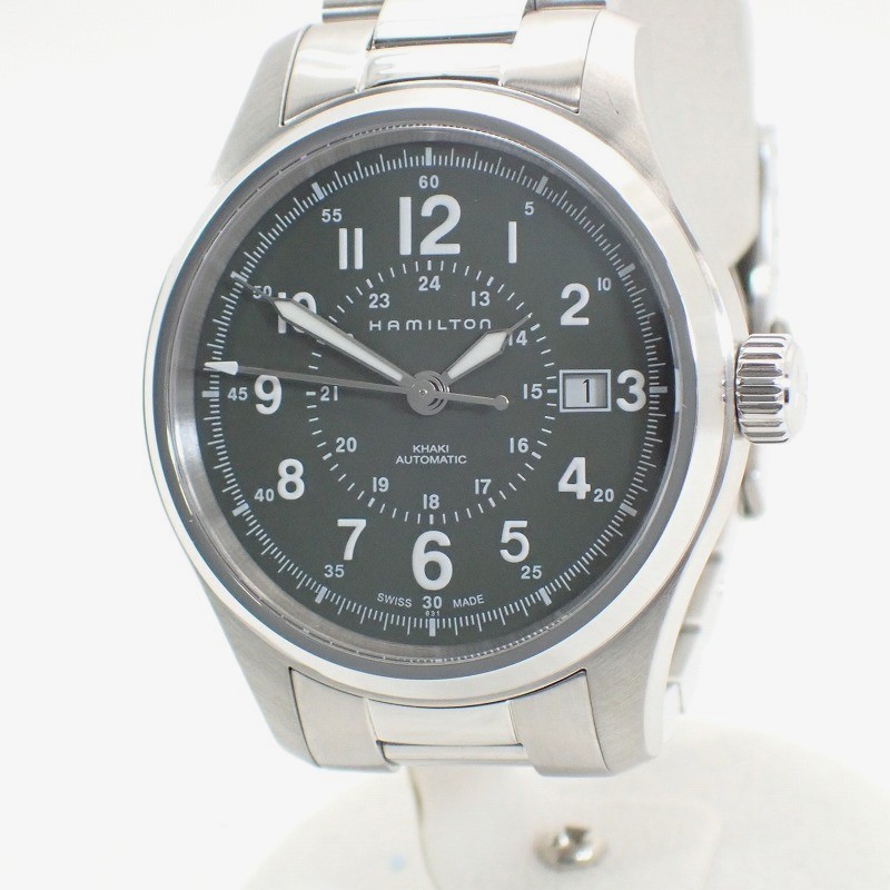 【楽天市場】ハミルトン【HAMILTON】カーキフィールドSSオートマシースルーバック裏スケルトンメンズ自動巻グレー文字盤＊H70595163 ...