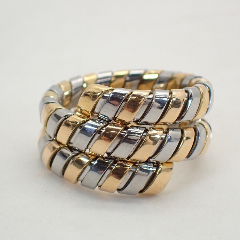 【楽天市場】ブルガリ【BVLGARI】K18（750）/SSトゥボガスリング 【中古】：BestSelect HORIKOSHI