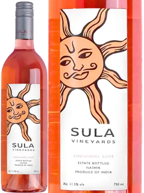 【楽天市場】スラ ヴィンヤーズ ジンファンデル ロゼ ロゼワイン インド 2024 750 Sula Vineyards Zinfandel ...