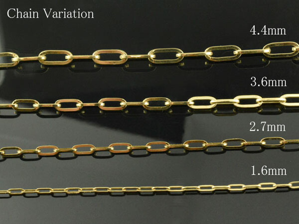【楽天市場】K18 ネックレス チェーン 18金 k18 ゴールド アズキ アズキチェーン ペーパークリップ 40cm 1.6mm レディース ジュエリー 送料無料：バルジ- Bulge