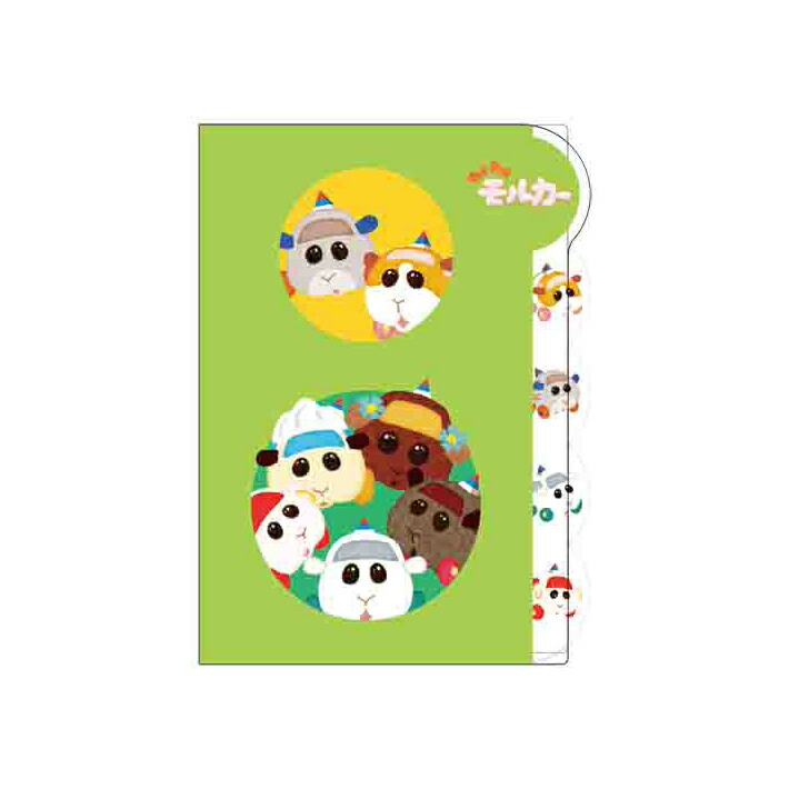 【楽天市場】【買い回りでP最大10倍！】PUIPUIモルカー ダイカットクリアファイル5ポケット A4 B柄 4901770697918 [M便 1/10]：ランドセルと文房具 シブヤ文房具