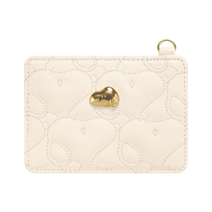 【楽天市場】スヌーピー パスケース キルティング アイボリー 123762 [M便 1/3]：ランドセルと文房具 シブヤ文房具