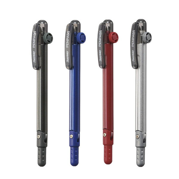 【楽天市場】【全4色】レイメイ藤井／ペンパス 芯タイプ（JC705）ペン型のスリムなコンパス 本体に内蔵できる替芯ケース Raymay：ぶんぐる