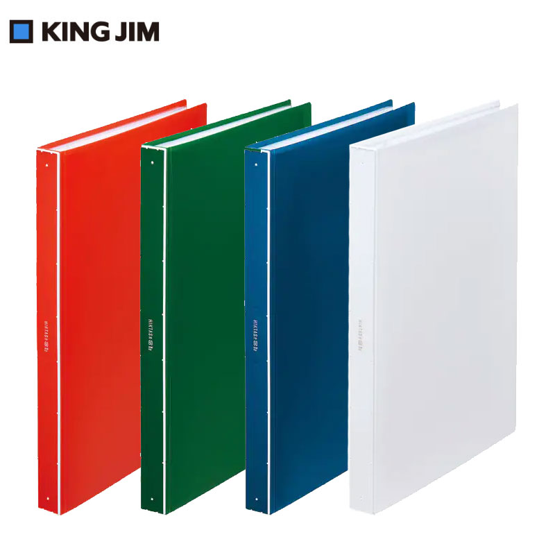 【楽天市場】【全4色・5冊セット】キングジム／クリアーファイル ヒクタス(透明) （7281-3T）A4タテ 60ポケット KING JIM：ぶんぐる
