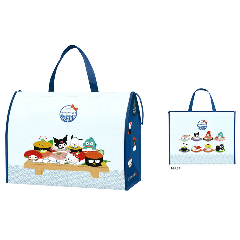 【楽天市場】CM ショッピングバッグ サンリオキャラクターズ×お寿司 寿司下駄 かわいい 大きい プレゼント カミオジャパン：文具の森 楽天市場店