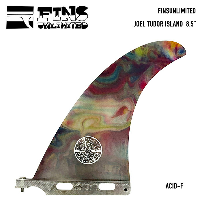 【楽天市場】FINS UNLIMITED Joel Tudor Island 8.5 Acid-F single fin / フィンズ ...
