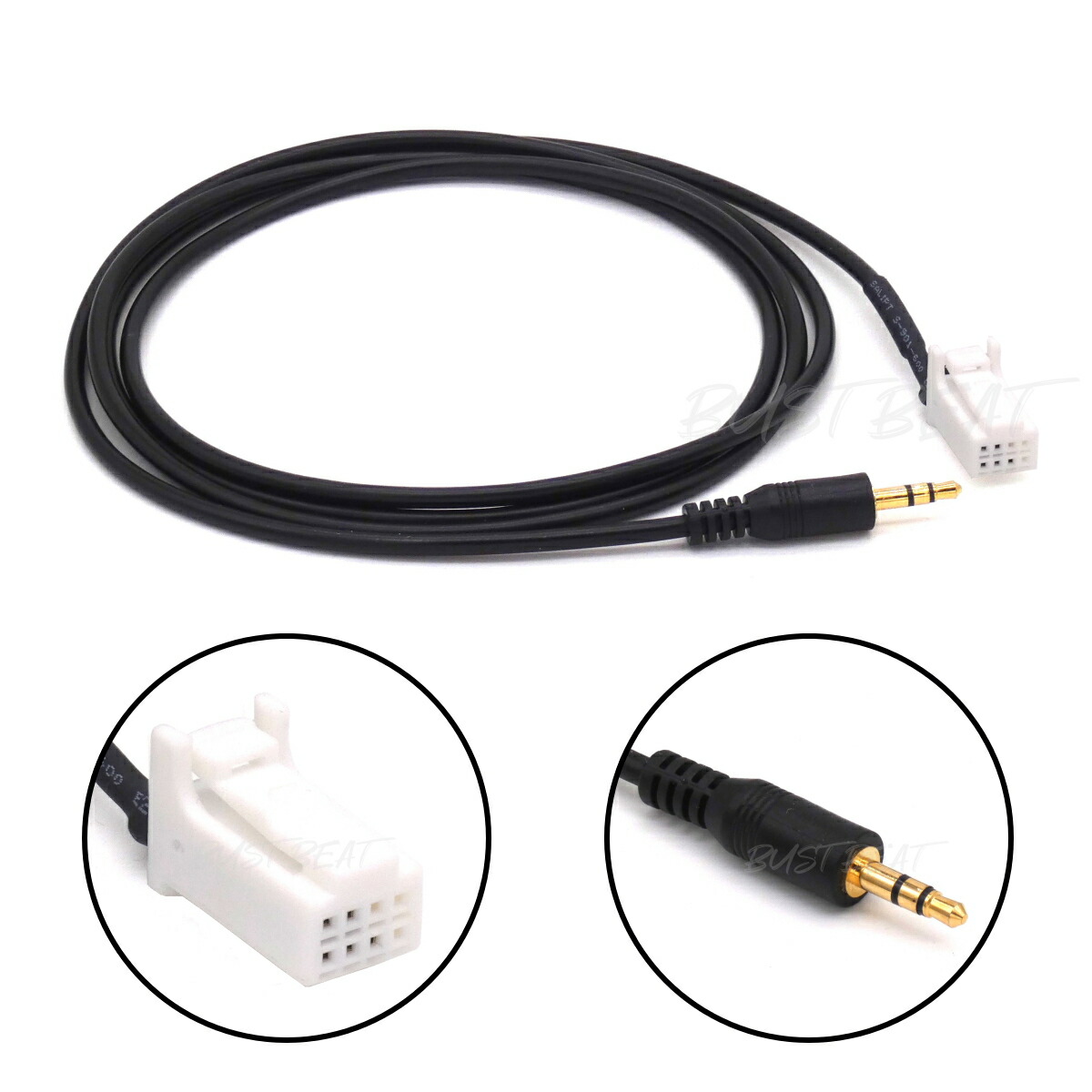 【楽天市場】BUST BEAT スズキ 純正オーディオ対応 外部入力 AUX接続ケーブル 99000-79T40 互換：BUST BEAT