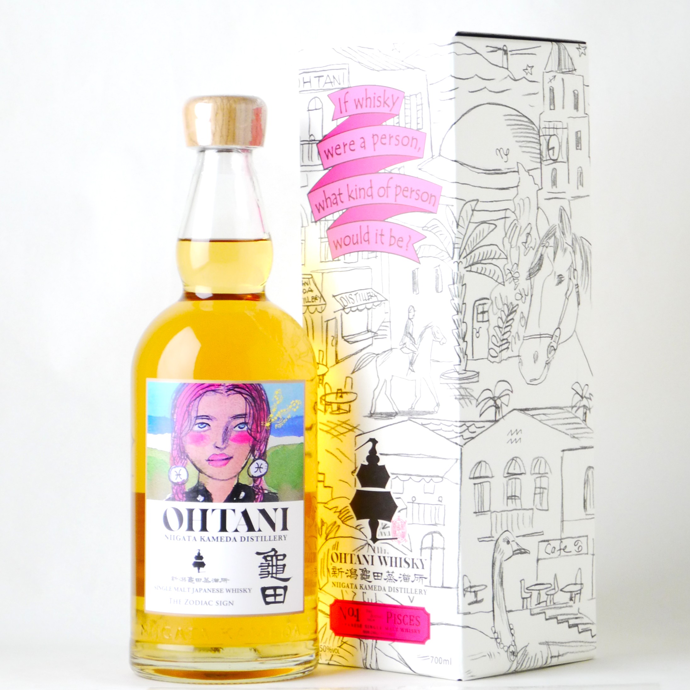 【楽天市場】OHTANI WHISKY 新潟亀田 Zodiac sign series 『Pisces』 700ml：buzaemon楽天市場店