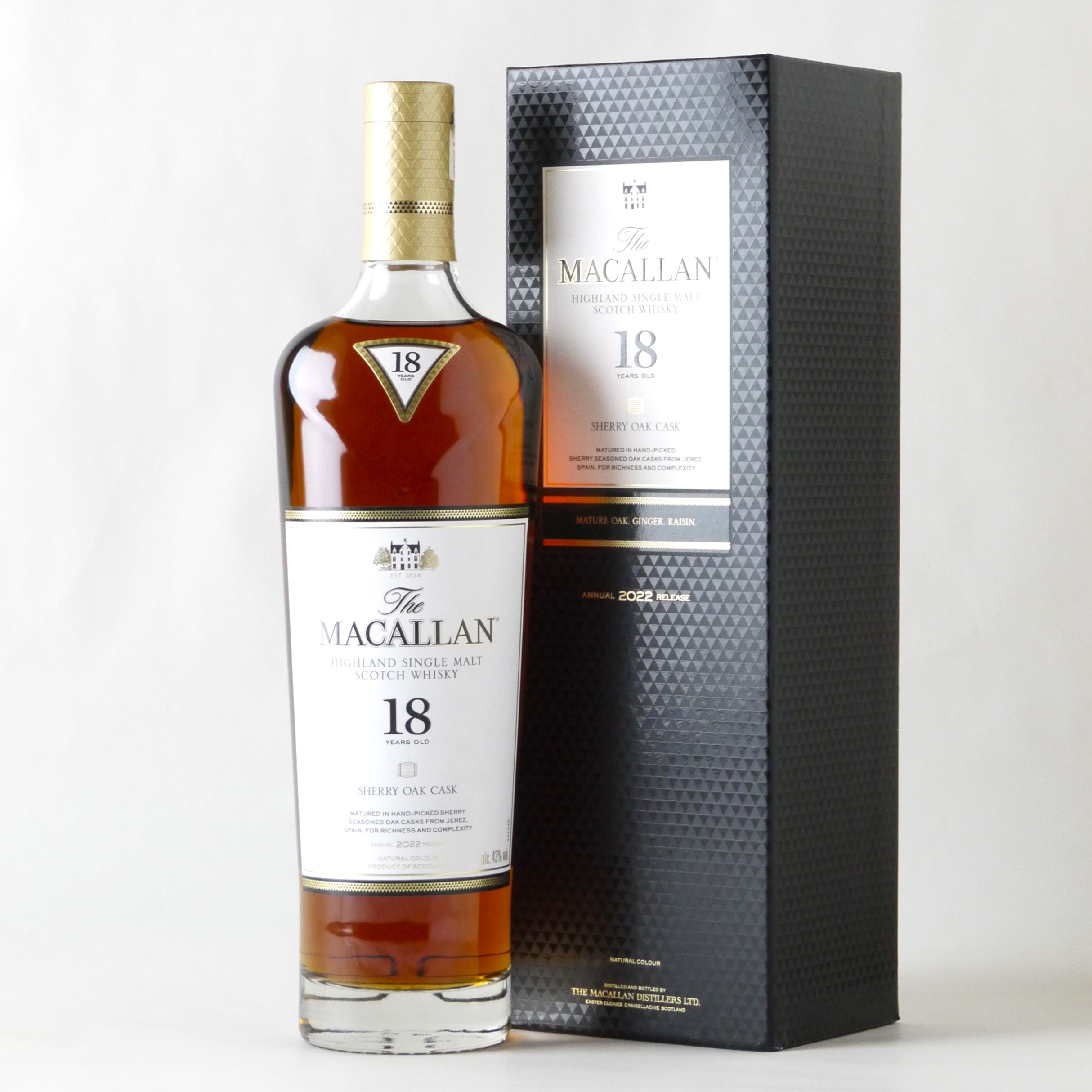 【楽天市場】【 お買い物マラソン ポイント5倍！】 ザ ･ マッカラン 18年 シェリーオーク【2022年リリース】 700ml：buzaemon楽天市場店