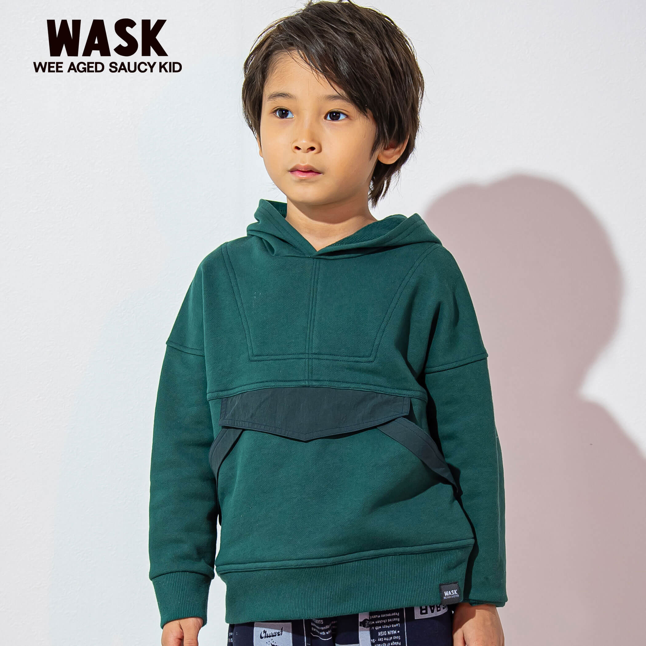【楽天市場】【半額】WASK（ワスク）配色 アノラック 裏起毛 フーディ (100?160cm) 子供服 子ども服 男の子 ブランド 秋冬 冬 ...