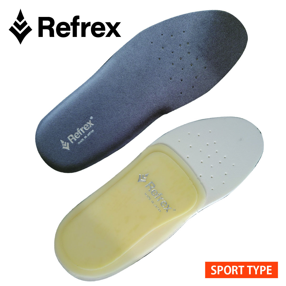【楽天市場】【セルフオーダメイドインソール】 リフレックス シューズ インソール スポーツタイプ 〈Refrex〉：BUZZ SHOPPING ...