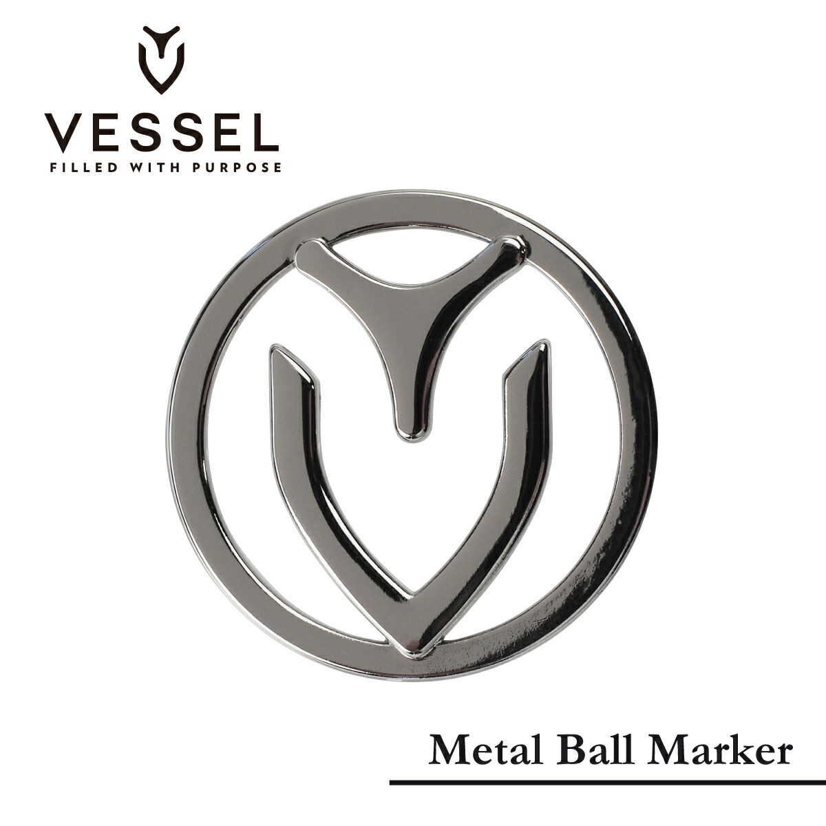 【楽天市場】ベゼル ゴルフマーカー メタルボールマーカー METAL BALL MARKER 〈VESSEL〉：BUZZ SHOPPING 楽天市場店