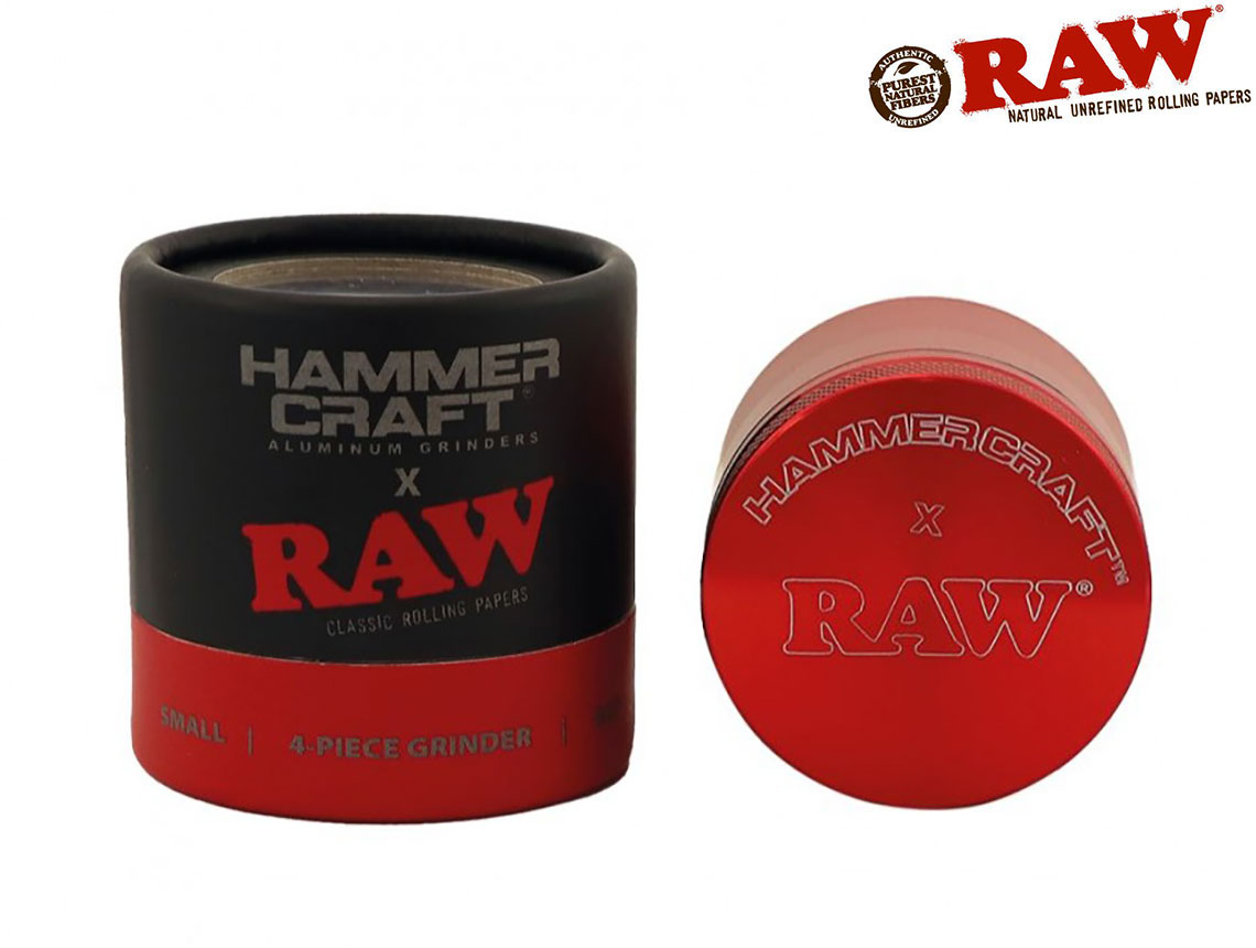 【楽天市場】RAW HAMMERCRAFT 4 PIECE GRINDER ロウ ハンマークラフト 4ピース グラインダー RED レッド ...