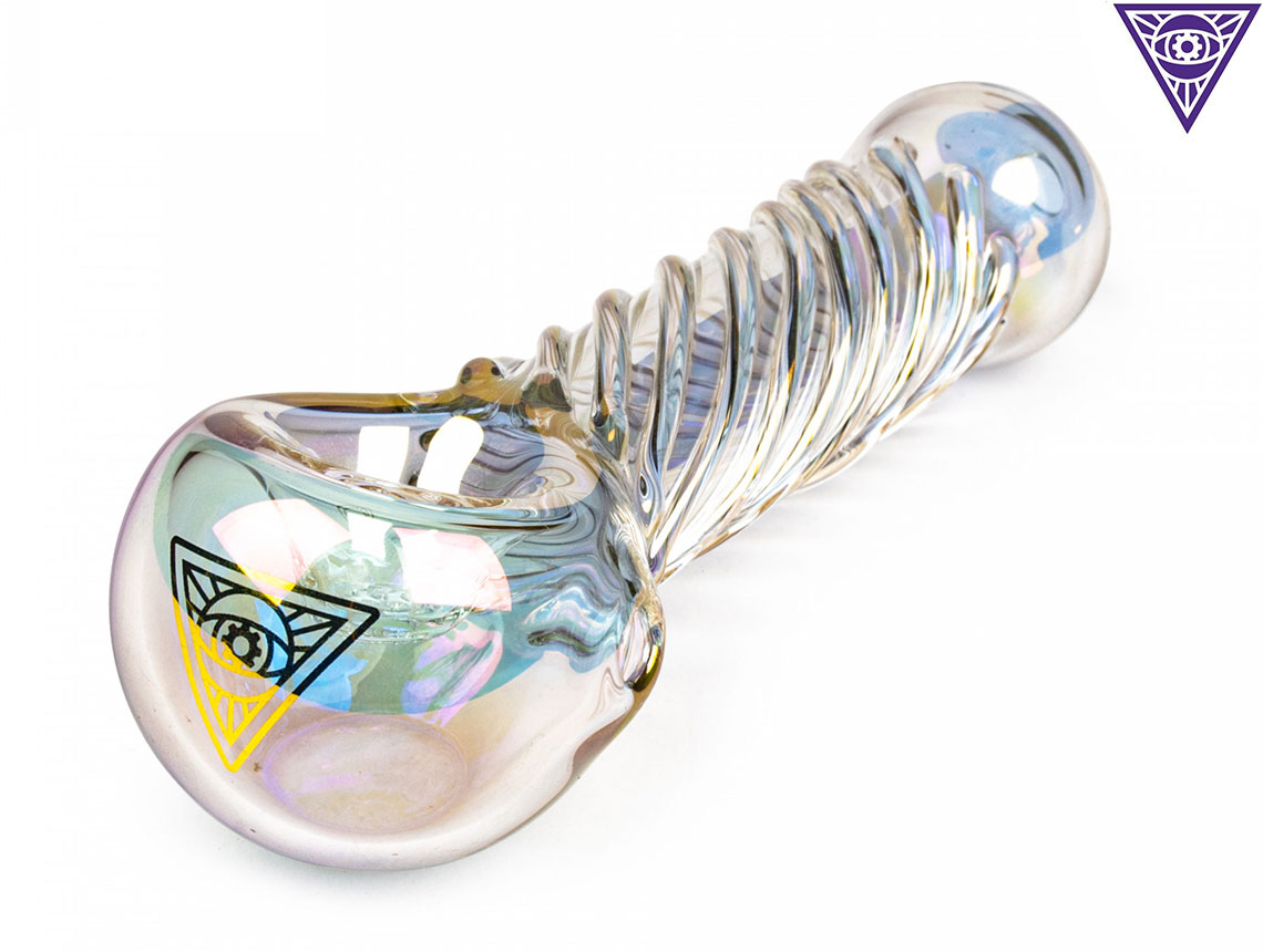 【楽天市場】RED EYE TEK METALLIC TERMINATOR FINISH TWISTER GLASS PIPE レッド ...