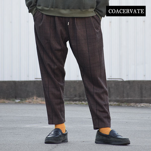 【楽天市場】50％OFF SALE セール コアセルベート パンツ COACERVATE Graph Check Pants メンズ ...