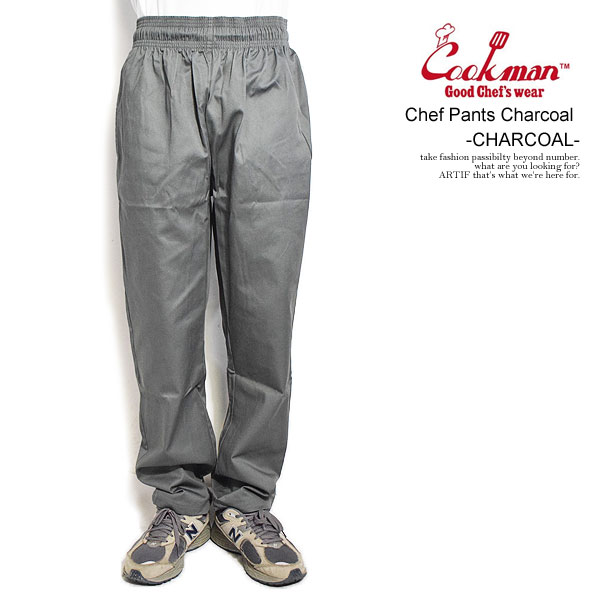 【楽天市場】クックマン パンツ COOKMAN Chef Pants Charcoal -CHARCOAL- メンズ シェフパンツ イージーパンツ 送料無料 ストリート：CRESCENT LOTUS