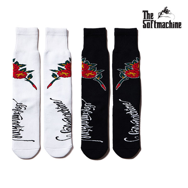【楽天市場】2024 秋冬 先行予約 8月～9月入荷予定 ソフトマシーン ソックス SOFTMACHINE ROSES SOX(SOX) メンズ 送料無料 キャンセル不可：CRESCENT LOTUS