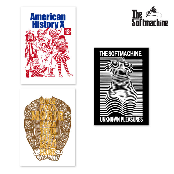 【楽天市場】ソフトマシーン ステッカー SOFTMACHINE SM STICKER SET(STICKER SET) メンズ ...