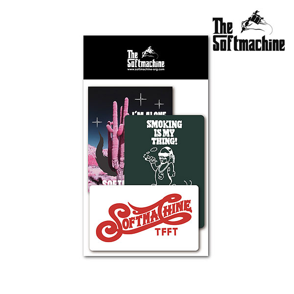 【楽天市場】ソフトマシーン ステッカーセット SOFTMACHINE SM STICKER SET(STICKER SET) メンズ ...