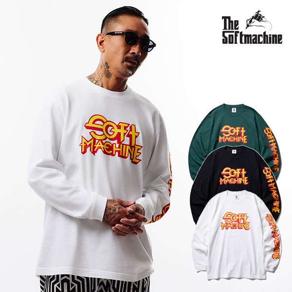 【楽天市場】2025 春夏 先行予約 3月～4月入荷予定 ソフトマシーン Tシャツ SOFTMACHINE MADMAN L/S(L/S T-SHIRTS) メンズ 送料無料 キャンセル不可 ...