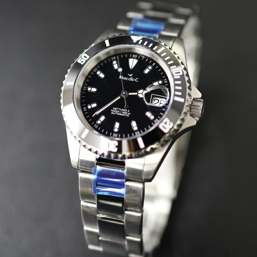 【楽天市場】MarcelloC ネットウノ3 機械式ドイツ製ダイバーウォッチ セリタ SW200(スイス製オートマチック)搭載 2028.2 ...