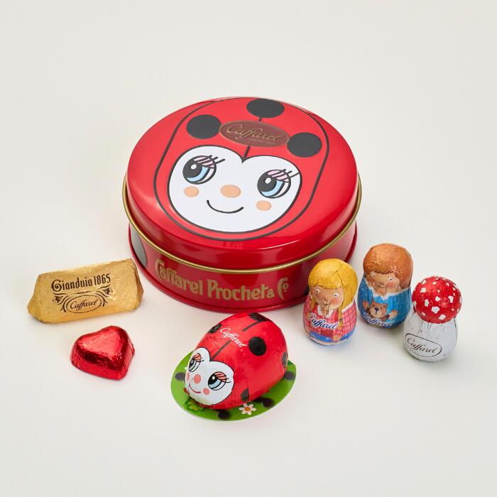 【楽天市場】【公式 カファレル caffarel】 チョコラティーノ【 お菓子 缶 可愛い ハロウィン プチギフト 1000円 お試し用 子供 ...