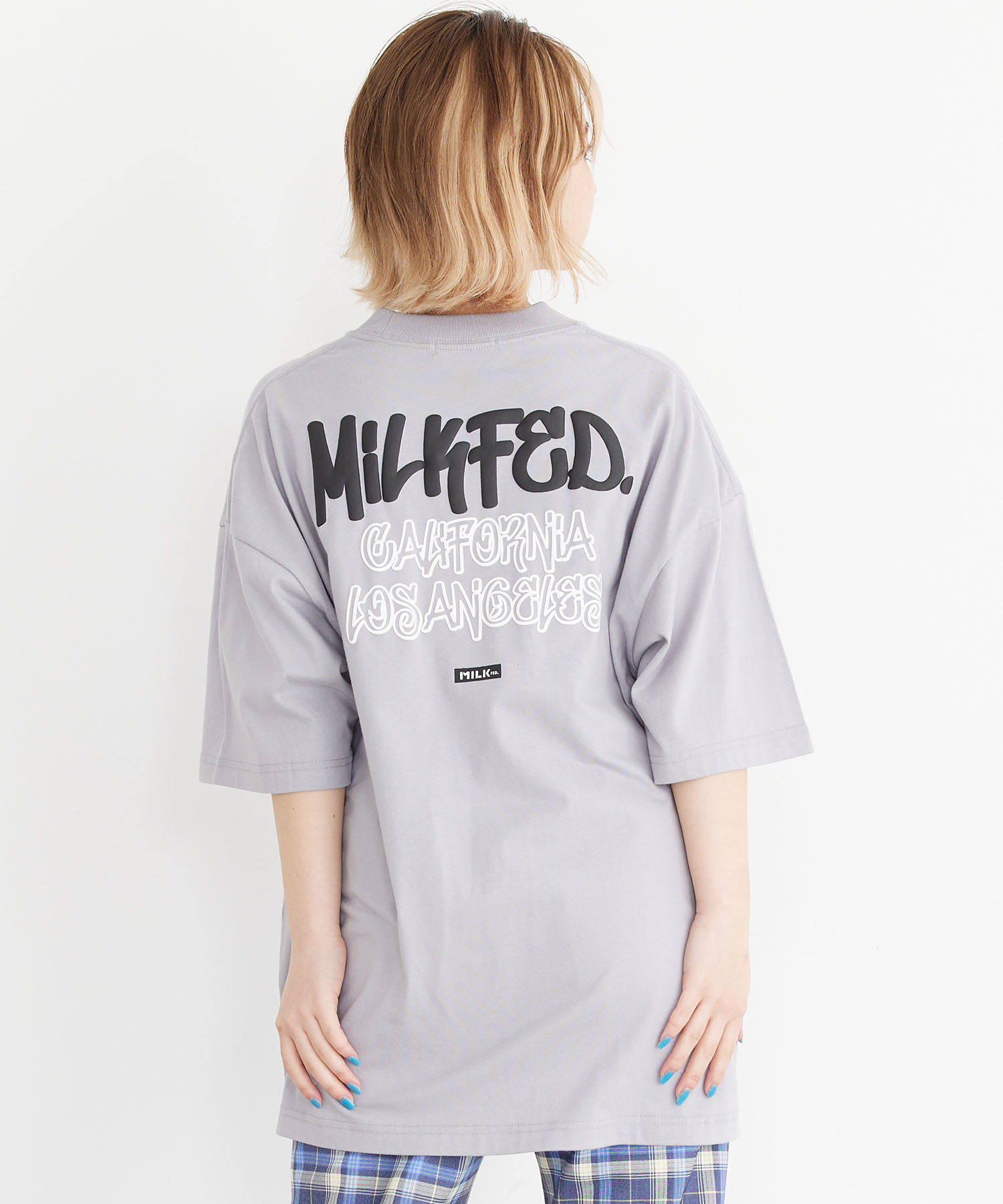 【楽天市場】【公式】MILKFED. ミルクフェド WIDE S/S TEE TAGGING LOGO Tシャツ トップス プリント ロゴ ...