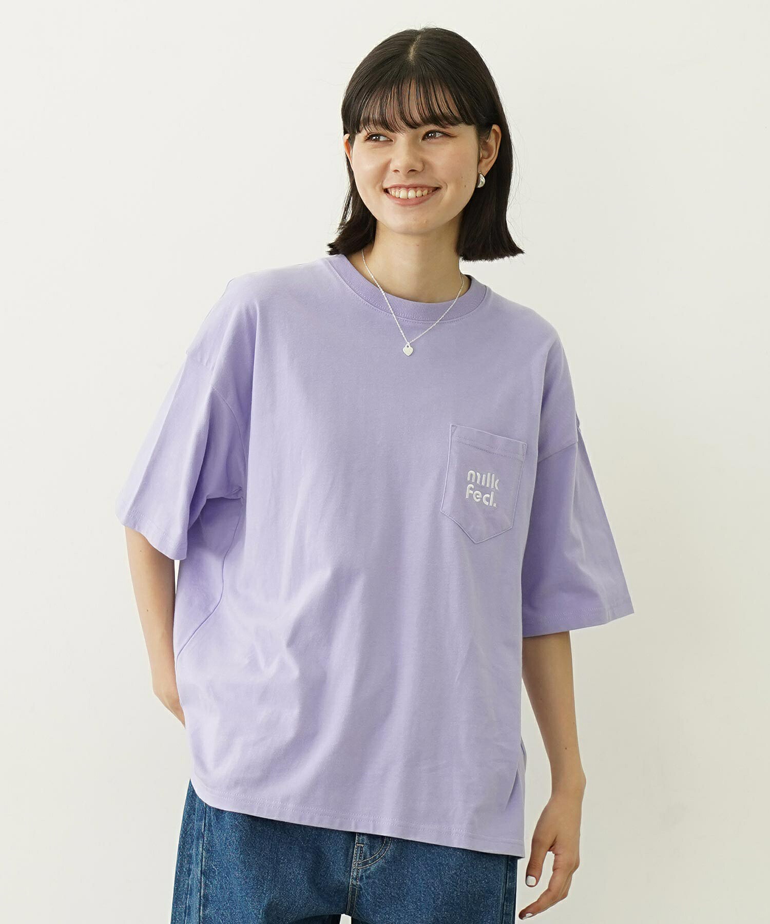 【楽天市場】特価【30%OFF】【公式】MILKFED. ミルクフェド CUT OUT LOGO POCKET WIDE S/S TEE 半袖 ...