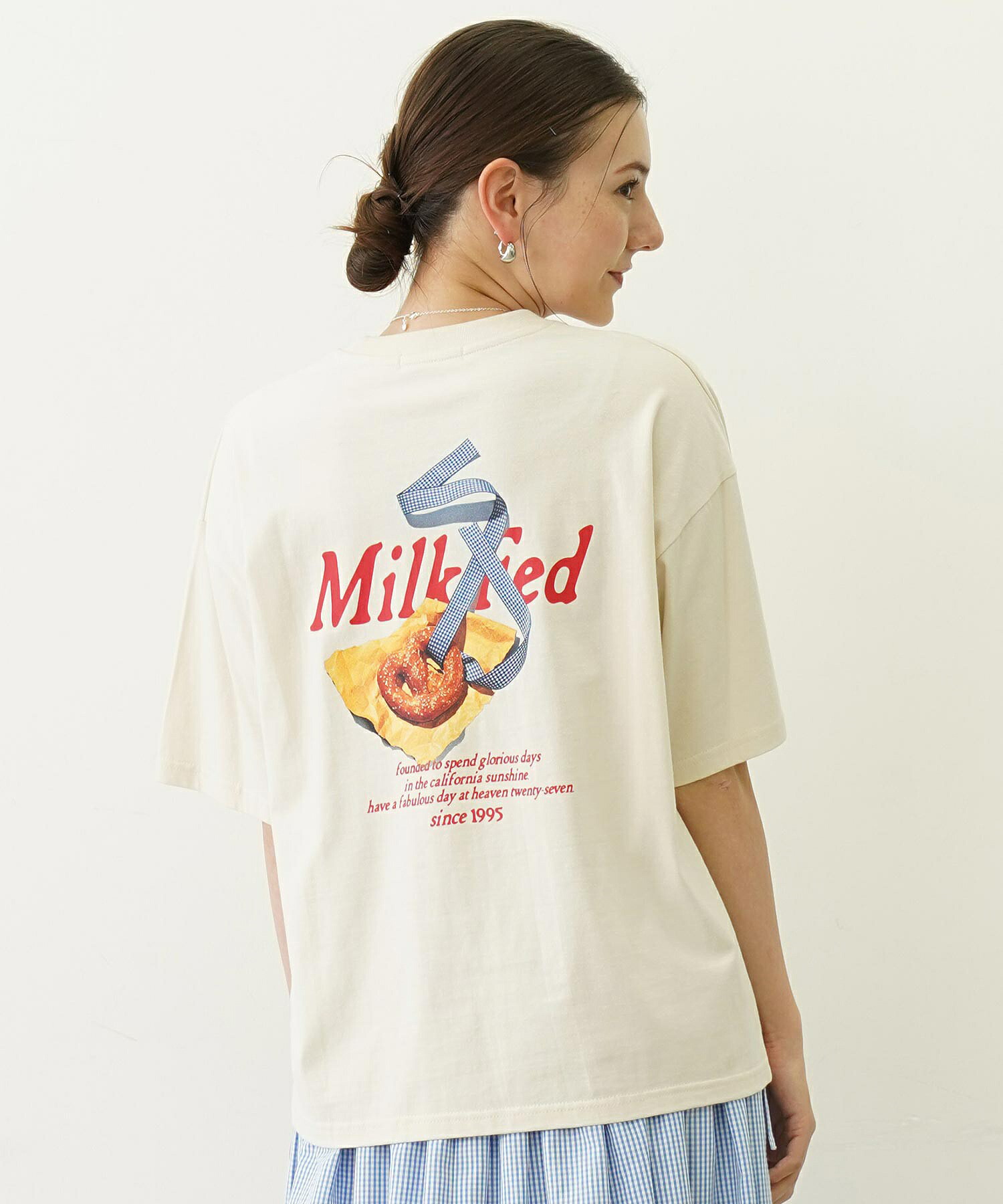 【楽天市場】【公式】MILKFED. ミルクフェド PRETZEL WIDE S/S TEE 半袖Tシャツ プレッツェル：XLARGE X ...