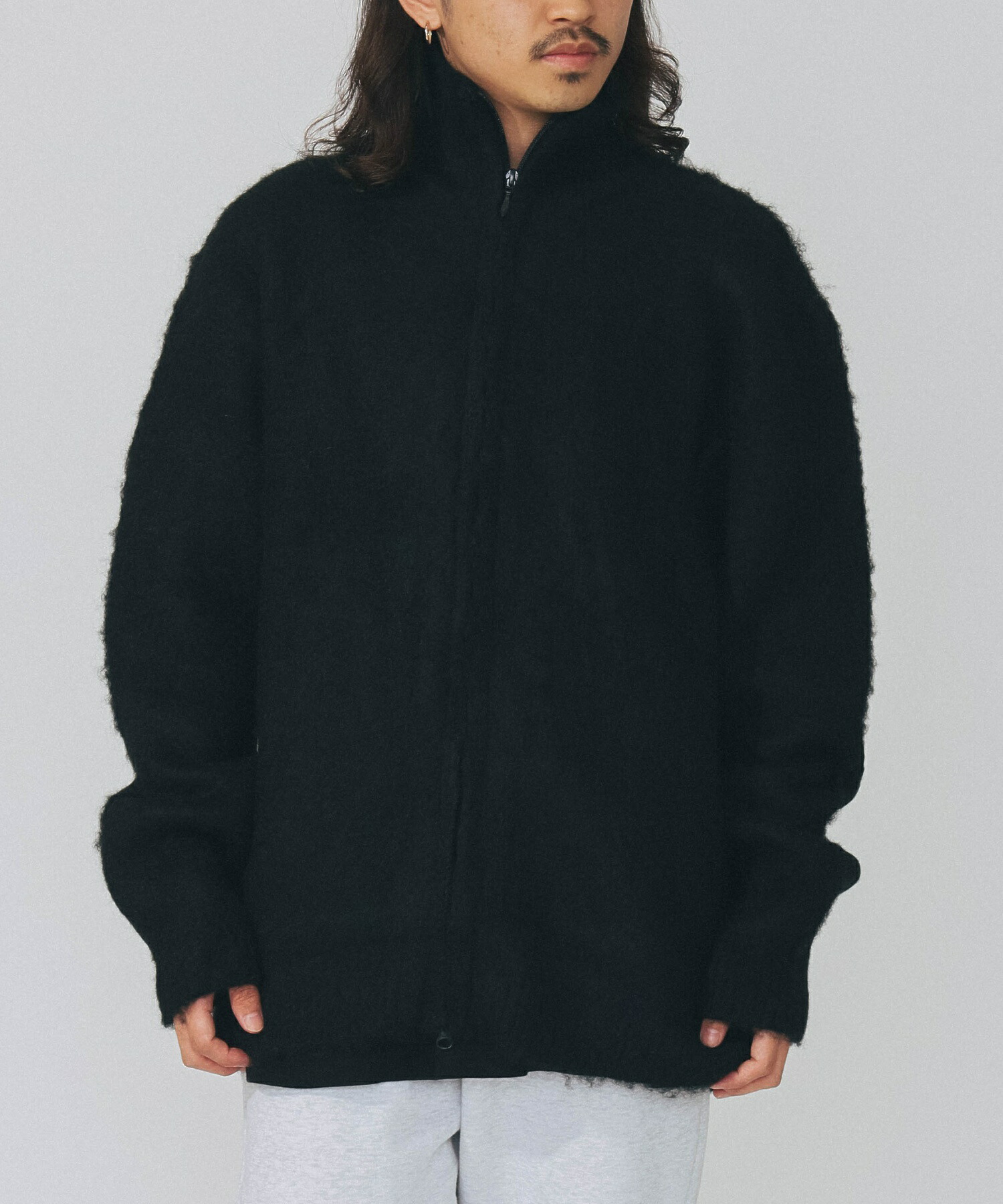 【楽天市場】スペシャルプライス【公式】Styles スタイルス NEEDLES/ニードルズ/Zipped Mohair Cardigan/NS283 ニット ジップアップ カーディガン ...