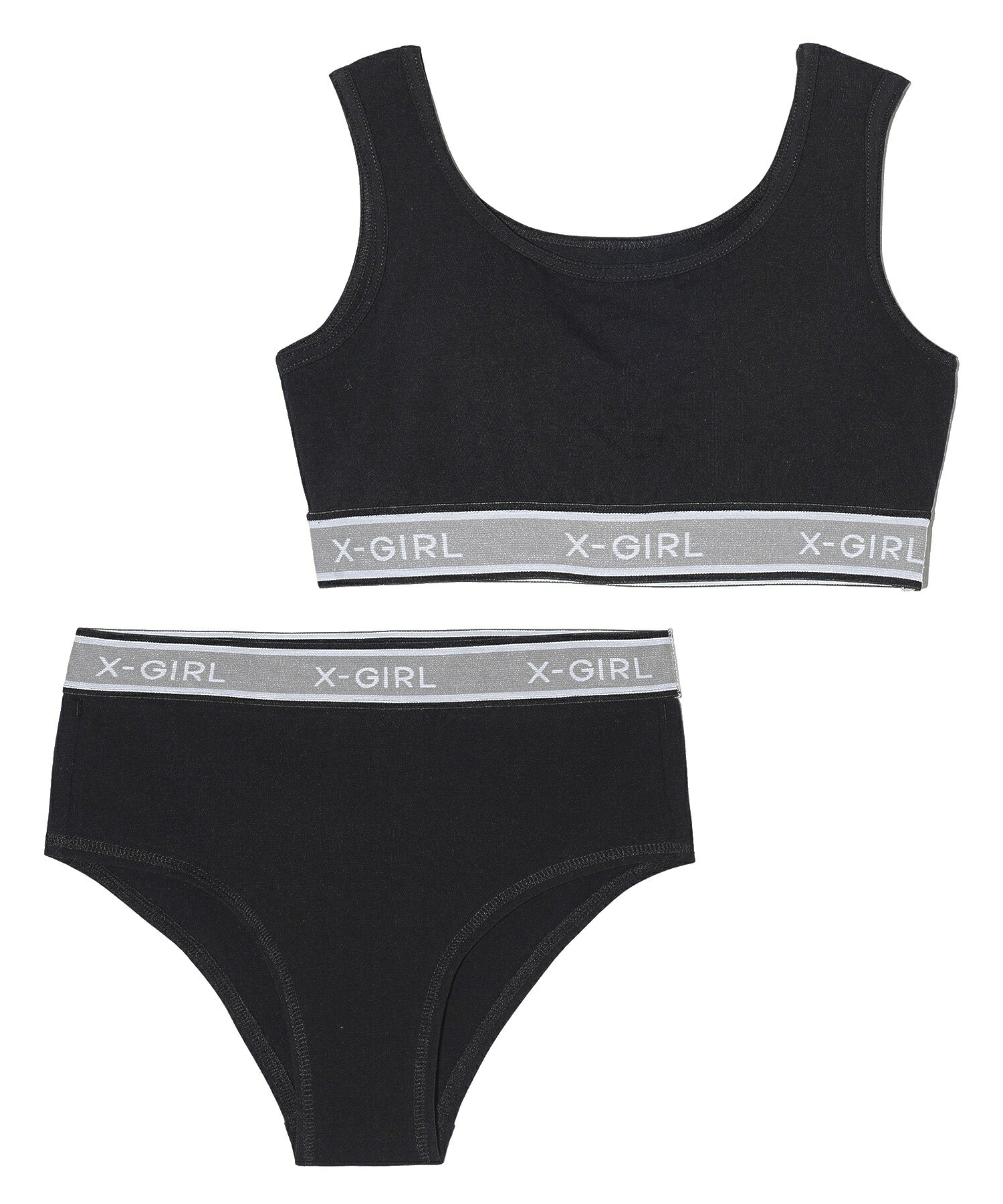 【楽天市場】【公式】X-girl エックスガール LOGO UNDERWEAR SET アンダーウェア ブラ＆ショーツ 下着：XLARGE X ...