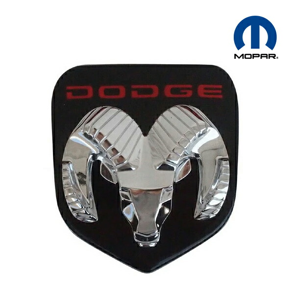 【楽天市場】【大感謝祭★エントリーでP10倍！】MOPER純正エンブレム DODGEロゴ 55295240 （98-03y ダッジ デュランゴ ...