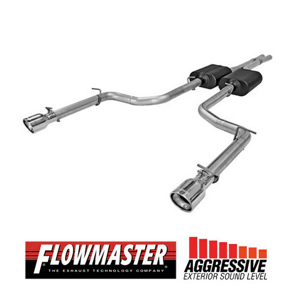【楽天市場】【FLOWMASTER 正規品】アメリカンサンダーキャタバックエキゾーストシステム 08-10y チャレンジャー RT 5.7L ...