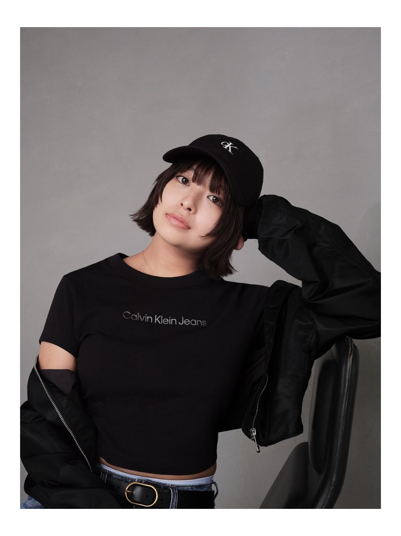 【楽天市場】(W)【公式ショップ】 カルバンクライン ベイビーTシャツ Calvin Klein Jeans 47AB817 Calvin ...