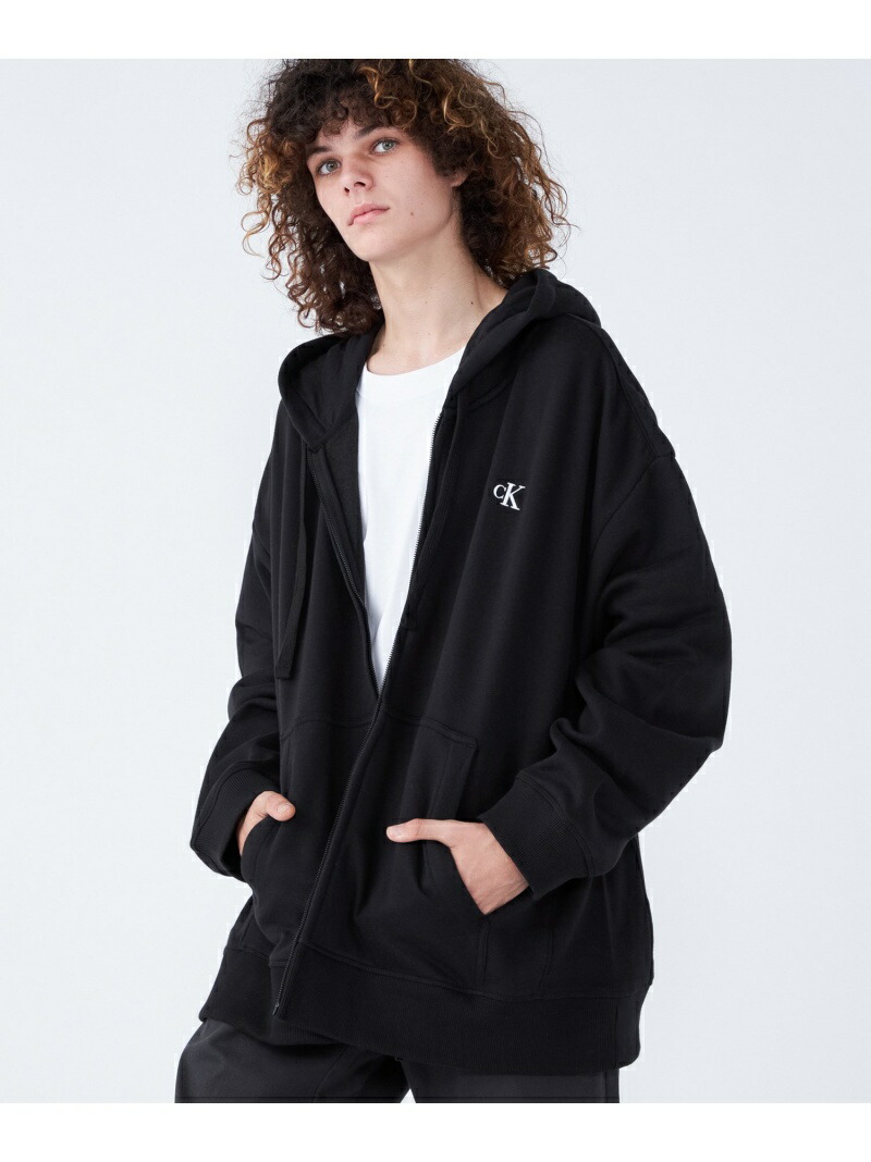 【楽天市場】(M)【公式ショップ】 カルバンクライン ARCHIVE LOGO LS ARCHV LG FLC FZ H Calvin ...