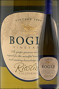 【楽天市場】【ボーグル】 リースリング カリフォルニア [2010] Bogle Vineyards Riesling California ...