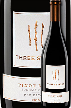 【楽天市場】【スリースティックス】 ピノ・ノワール “PFV エステイト・ヴィンヤード” ソノマ・コースト [2015] Three ...