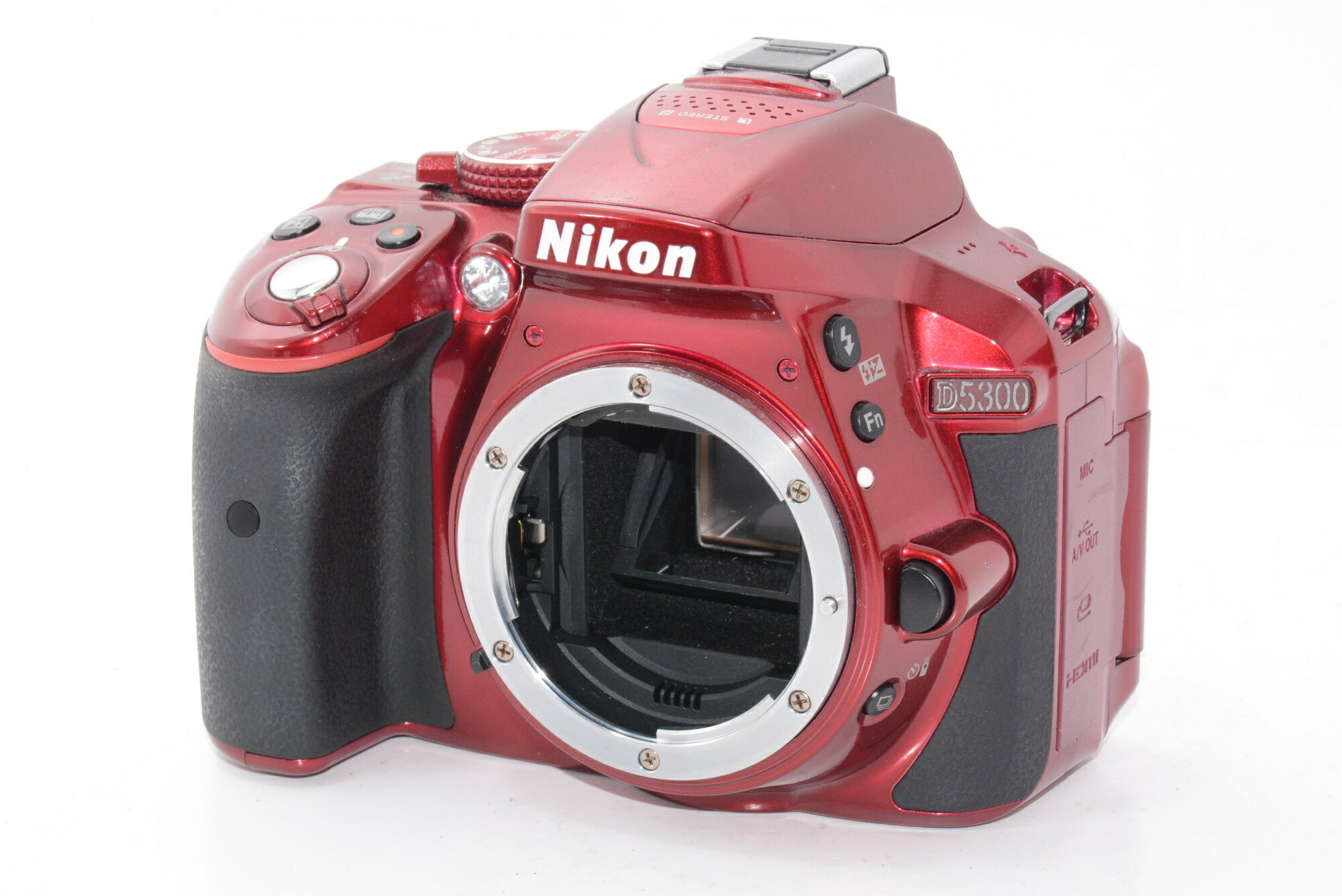 【楽天市場】【中古】【外観並級】Nikon デジタル一眼レフカメラ D5300 レッド 2400万画素 3.2型液晶 D5300 RED：百獣 ...