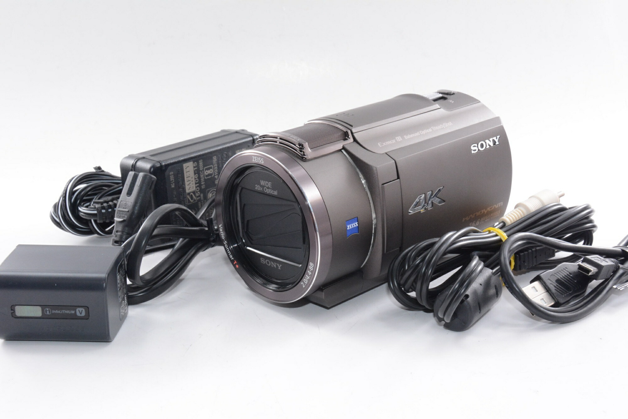 【楽天市場】【中古】【外観特上級】ソニー SONY ビデオカメラ FDR-AX40 4K 64GB 光学20倍 ブラック Handycam ...