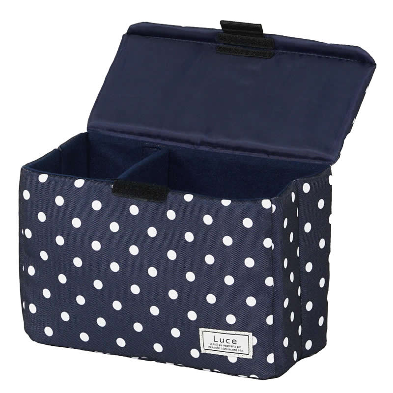 【楽天市場】Kenko ケンコー Luce インナーボックス Mサイズ ドットネイビー：カメラの大林楽天市場店