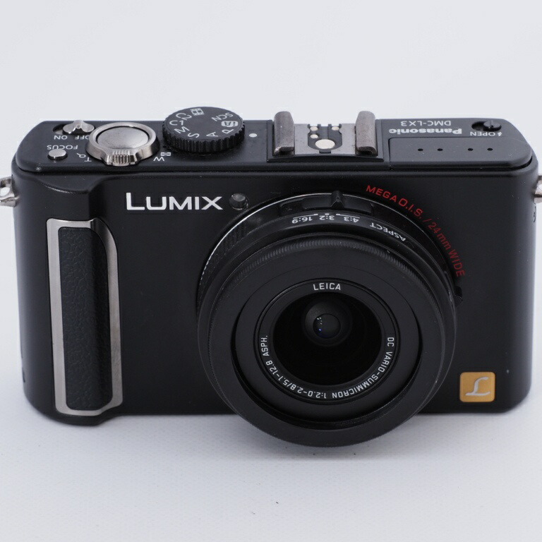 【楽天市場】【難あり品】Panasonic パナソニック デジタルカメラ LUMIX (ルミックス) LX3 ブラック DMC-LX3-K ...