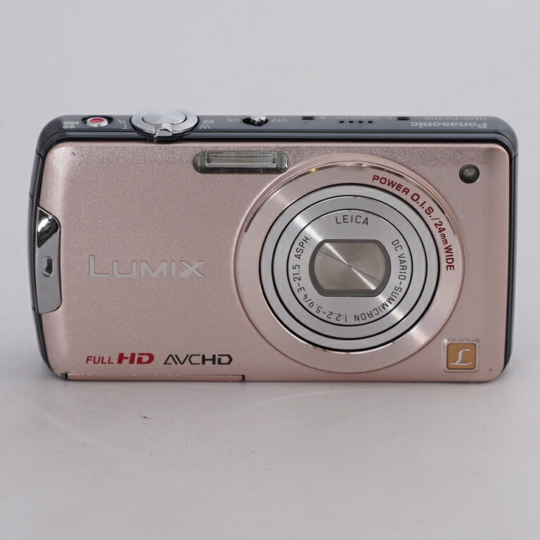 【楽天市場】Panasonic パナソニック コンパクトデジタルカメラ LUMIX FX700 ピュアピンクゴールド DMC-FX700-N ...