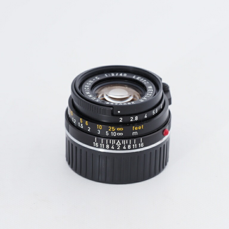 【楽天市場】Leica summicron-c 40mm F2 ライカ ズミクロンC 単焦点 レンズ Mマウント #10397：カメラ本舗