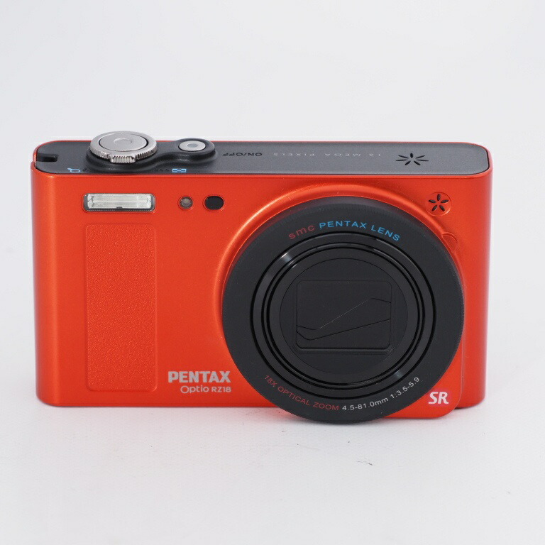 【楽天市場】PENTAX ペンタックス コンパクトデジタルカメラ Optio RZ18 メタリックオレンジ 1600万画素 25mm 光学18 ...
