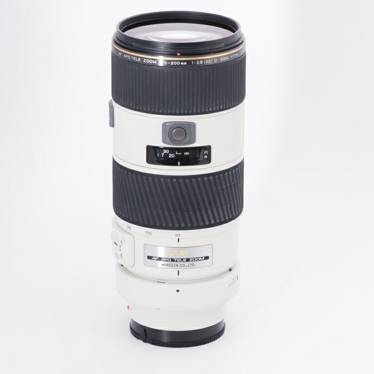 【楽天市場】MINOLTA ミノルタ AF APO TELE アポテレ70-200mm F2.8G (D) SSM ソニー Aマウント用 交換レンズ #10496：カメラ本舗